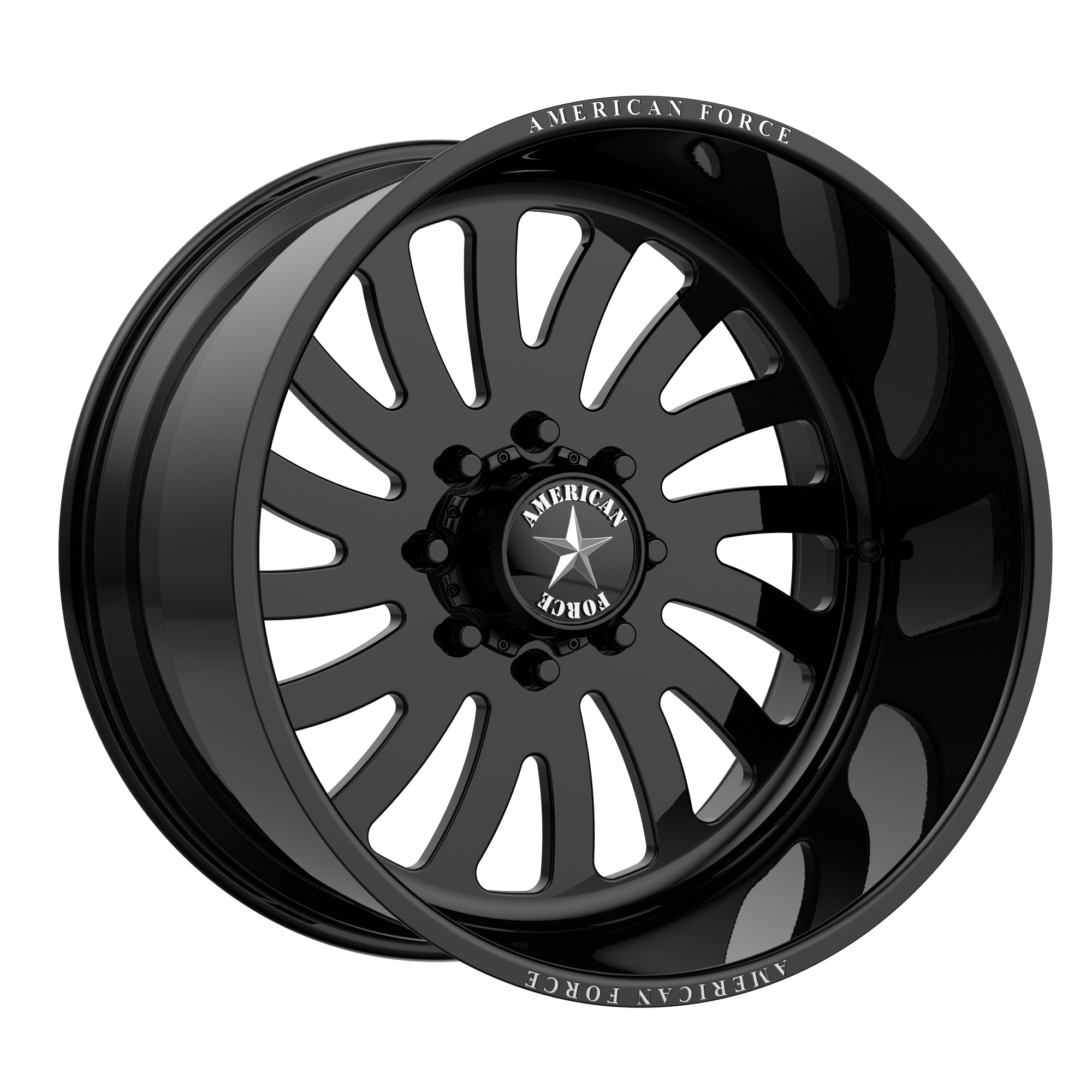 OCTANE SS 20x14 6x139.70 GLOSS BLACK MACHINED (-73 mm) – Tires and ...